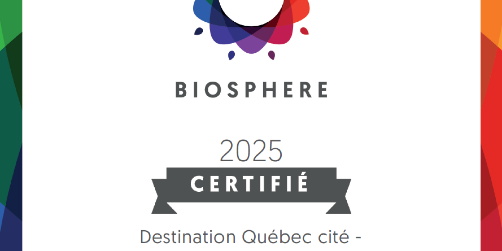 Destination Québec cité, premier office de tourisme certifié Biosphere au Québec | Visiter Québec